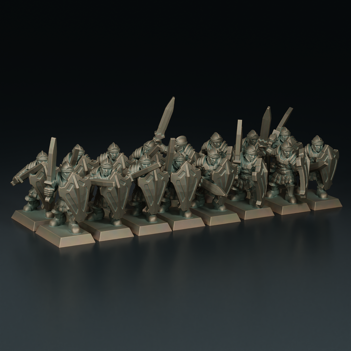 3D Printable 6mm Imperials // Heavy Infantry by Resinant Miniatures