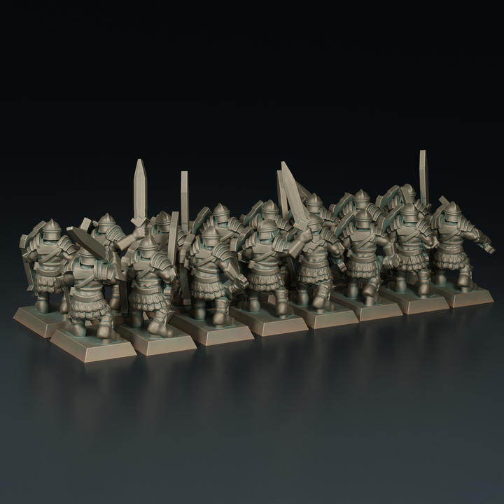 3D Printable 6mm Imperials // Heavy Infantry by Resinant Miniatures