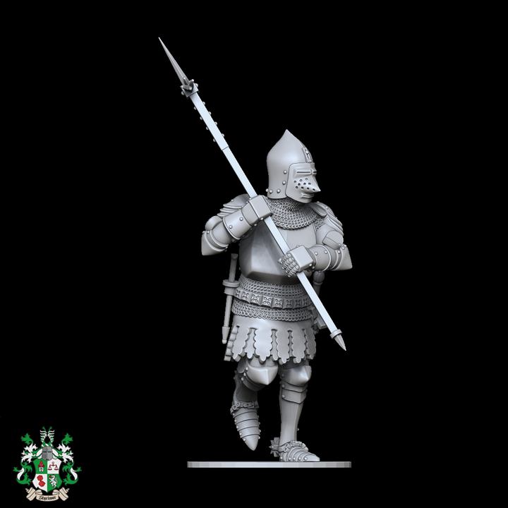 3D Printable Holy Roman Empire Knight - 1425 by Styriwar