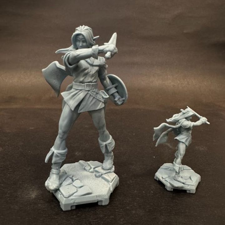 3D Printable Lucia - Elf by Dragun Studios