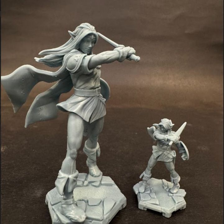 3D Printable Lucia - Elf by Dragun Studios