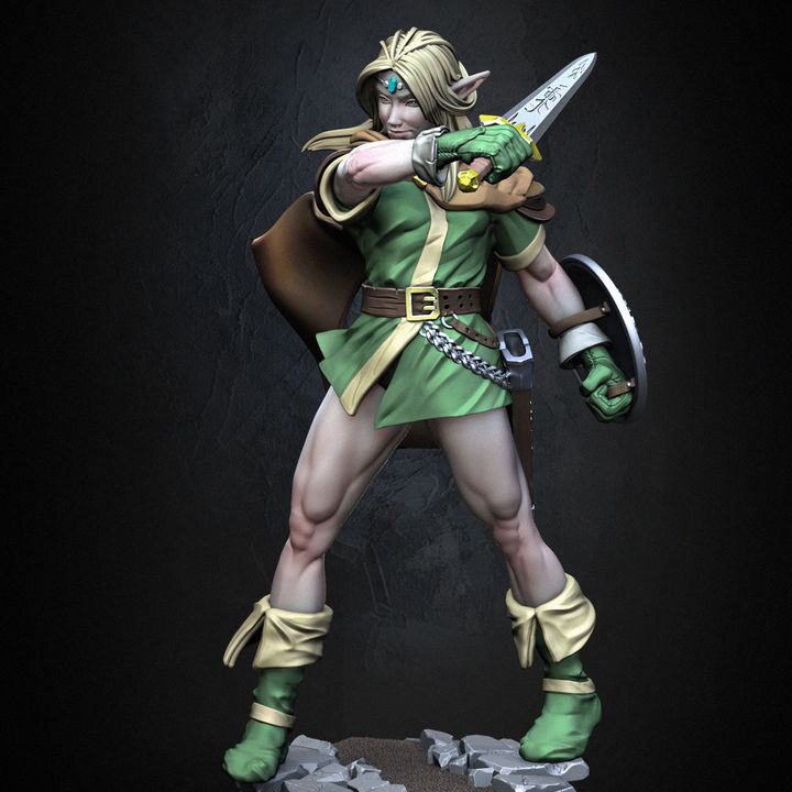 3D Printable Lucia - Elf by Dragun Studios