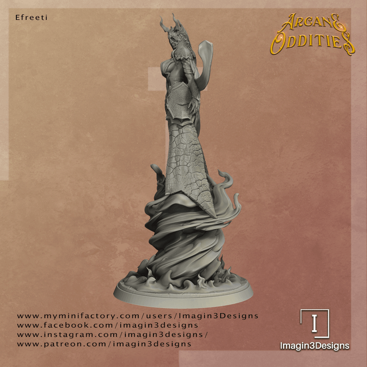 3D Printable Efreeti by Imagin3Designs