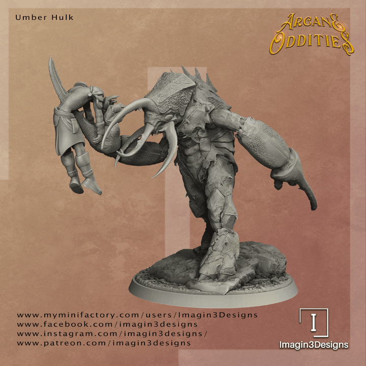 3D Printable Umber Hulk by Imagin3Designs