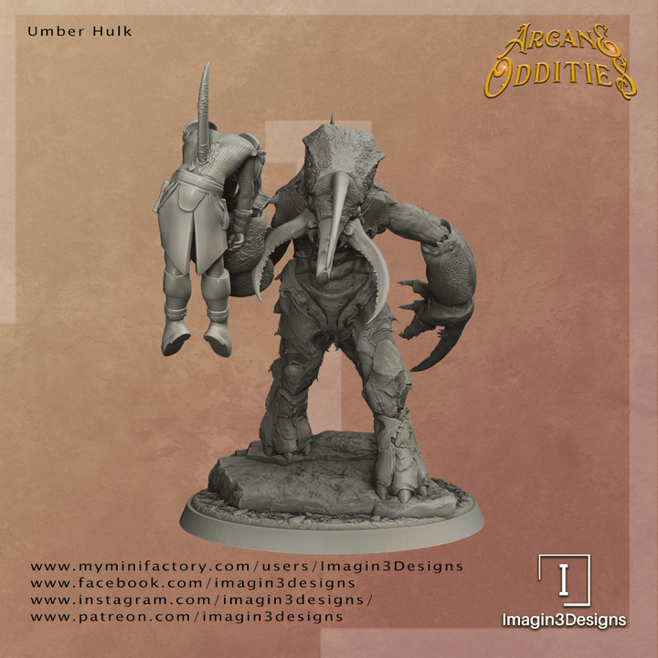 3D Printable Umber Hulk by Imagin3Designs