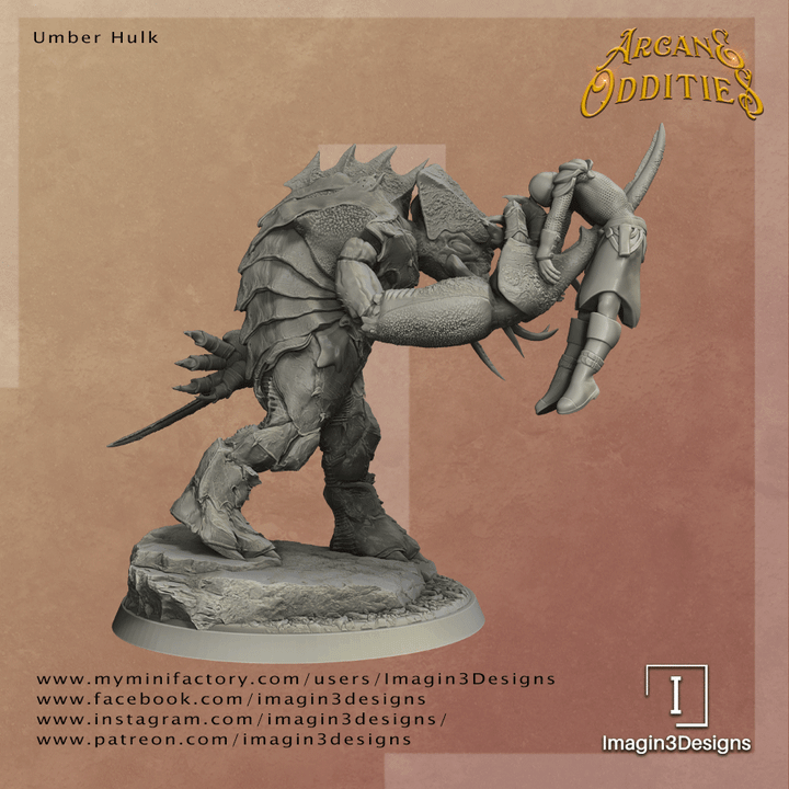 3D Printable Umber Hulk by Imagin3Designs