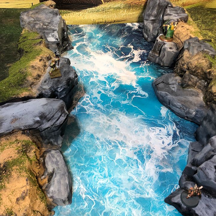 3D Printable Real Rivers and Moat: Core Set One + 4 water Battlemat ...