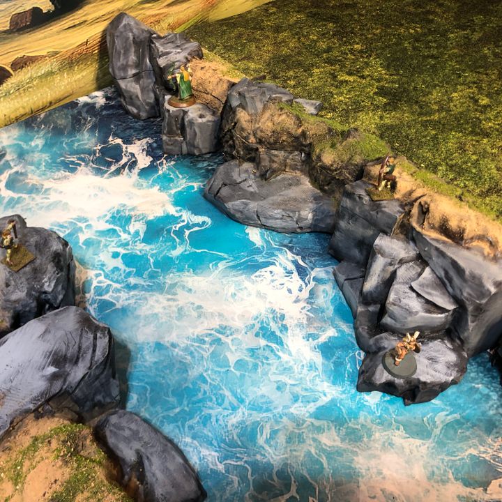 3D Printable Real Rivers and Moat: Core Set One + 4 water Battlemat ...