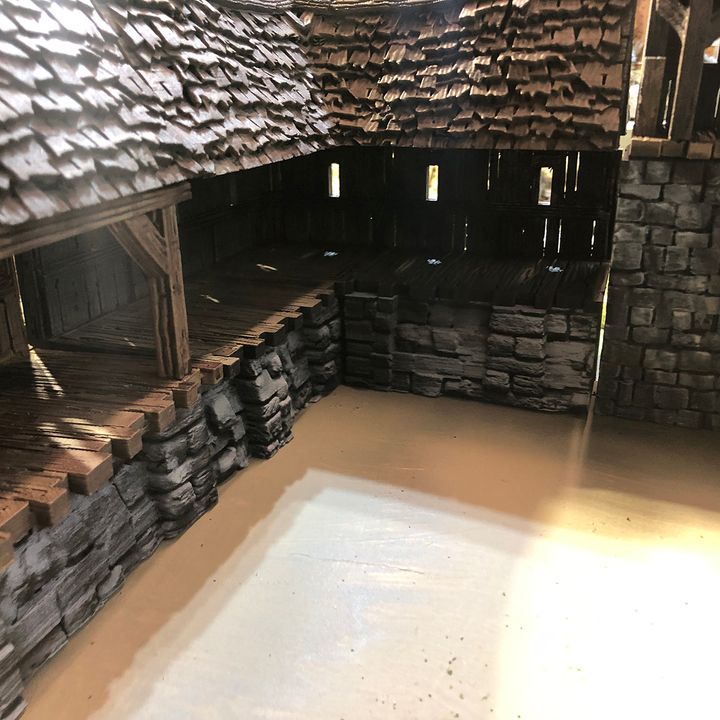 3D Printable Real Rivers and Moat: Core Set One + 4 water Battlemat ...