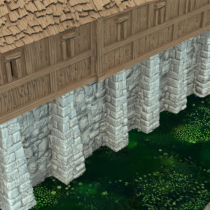 3D Printable Real Rivers and Moat: Core Set One + 4 water Battlemat ...