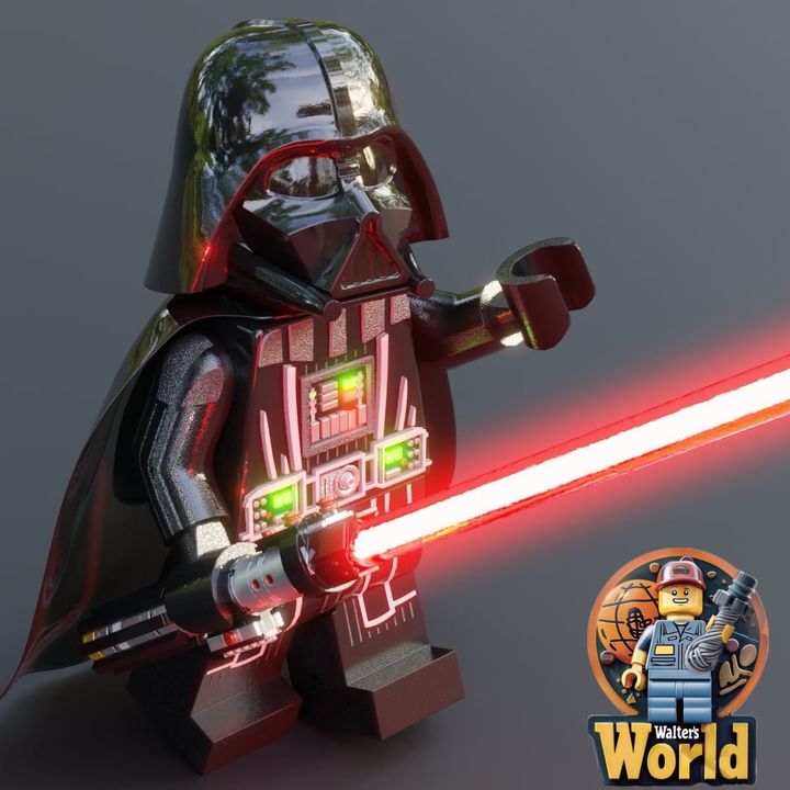 3D Printable Galactic Enforcer Brick by Walter's World 3D