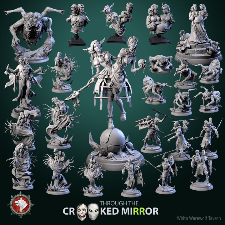 3D Printable 'Through the Crooked Mirror' December 2024 release 25 STL ...
