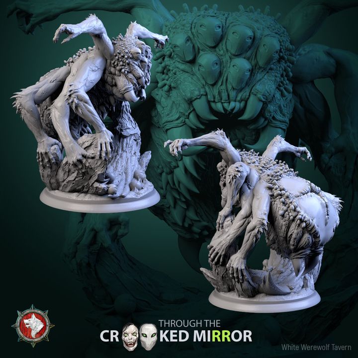 3D Printable Weaver of Torment, 75 mm pre-supported + DnD 5e stat block ...