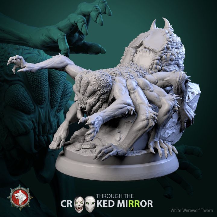3D Printable Skittering Shadows set 6 miniatures 32mm pre-supported ...