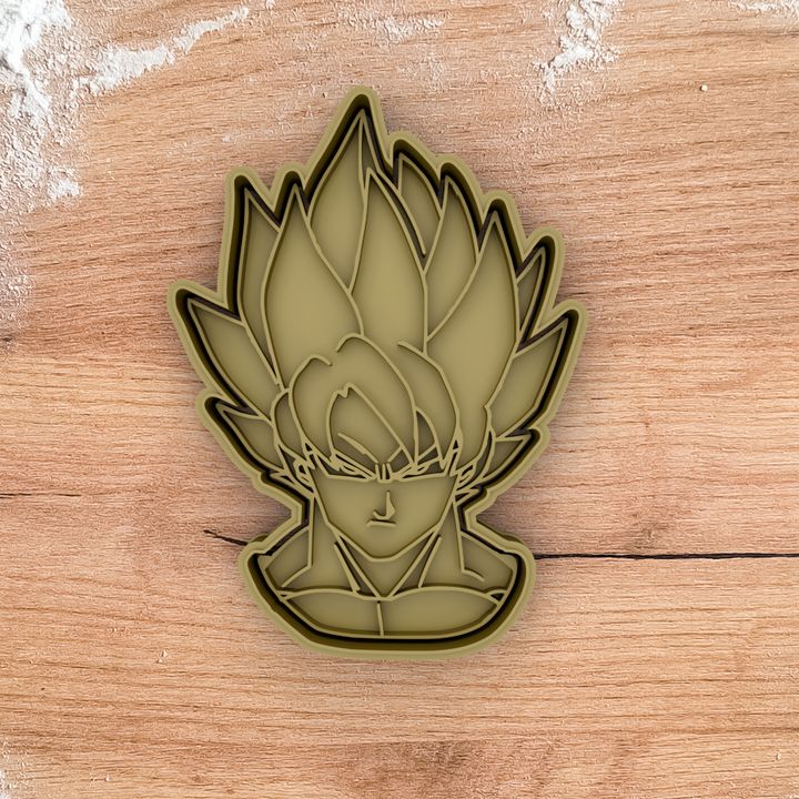 3D Printable 17 cookie cutter pack from Dragon Ball Z by Mac Cookies