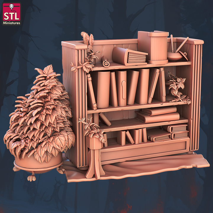 3D Printable Books and Tomes Set by STL Miniatures