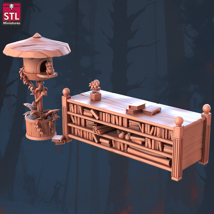 3D Printable Books and Tomes Set by STL Miniatures