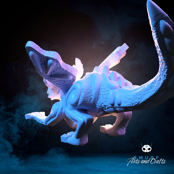 3D Printable Gingerbread Dragon A by Smurf Minis