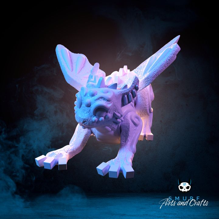 3D Printable Gingerbread Dragon Pack by Smurf Minis