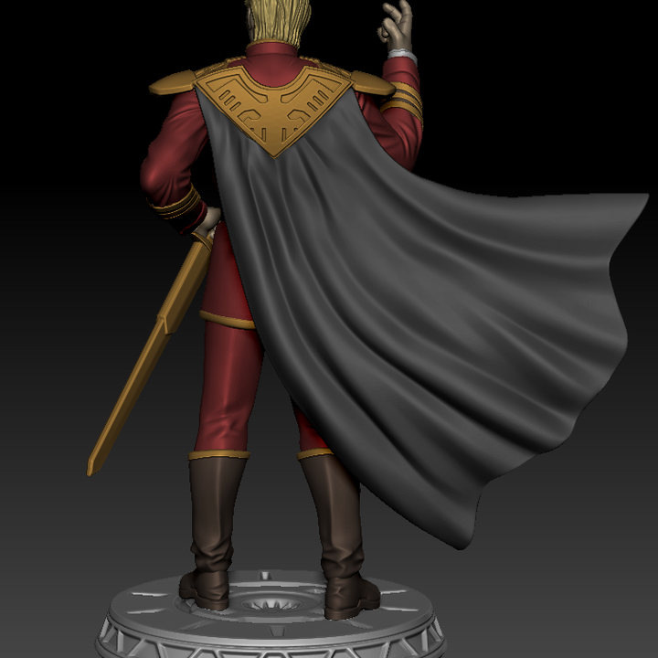 3D Printable Tzar Aznable 120mm 32mm and 10mm by Extra Guy