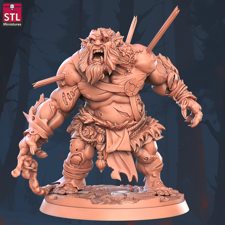 3D Printable Zombie Troll Set by STL Miniatures