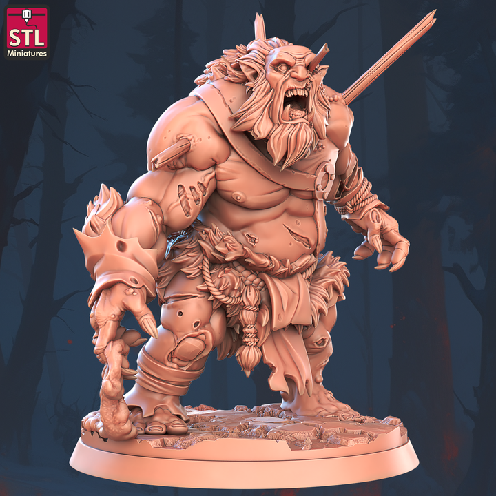 3D Printable Zombie Troll Set by STL Miniatures
