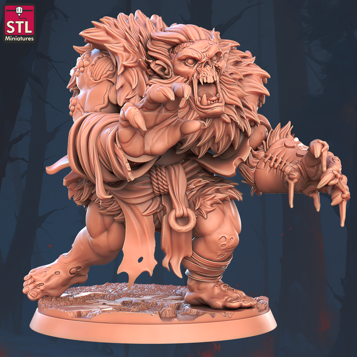 3D Printable Zombie Troll Set by STL Miniatures