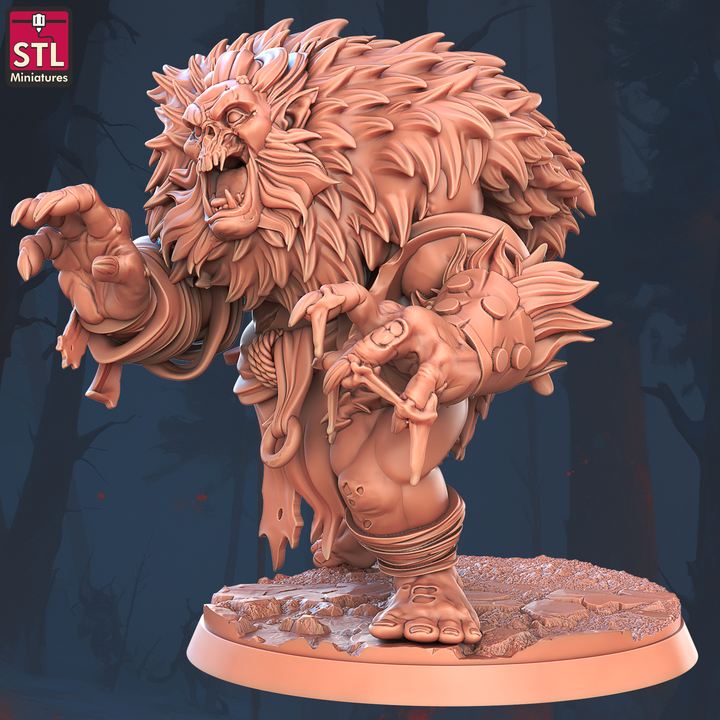 3D Printable Zombie Troll Set by STL Miniatures