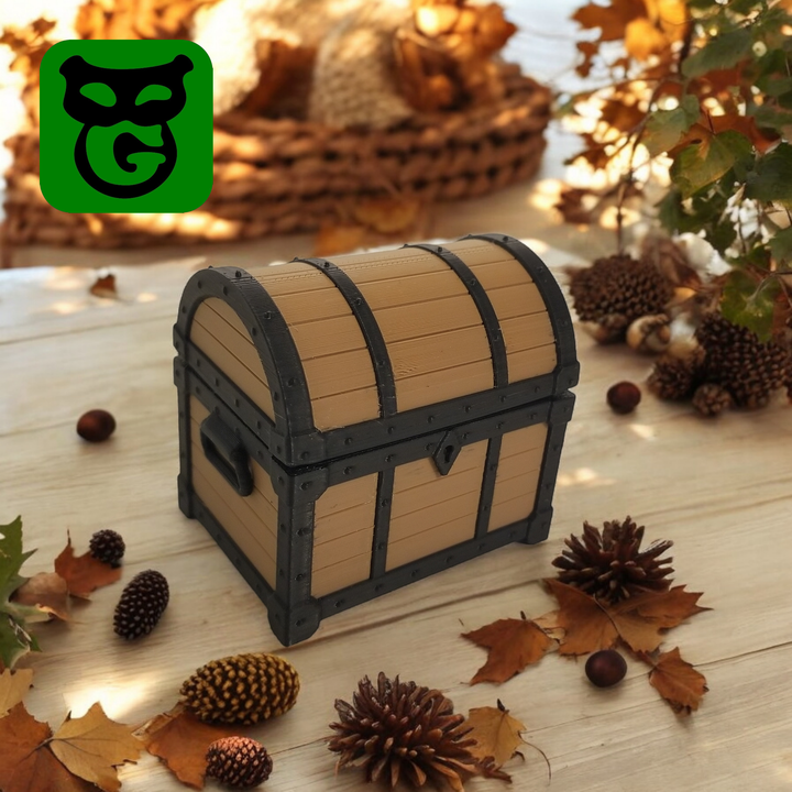 3D Printable Treasure Chest (multicolor 3mf) by Boby Green Creations