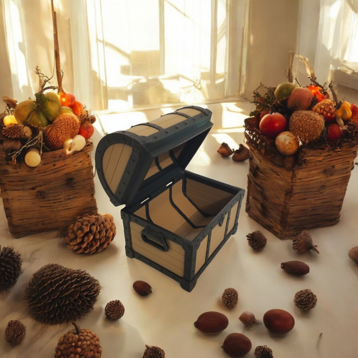 3D Printable Treasure Chest (multicolor 3mf) by Boby Green Creations