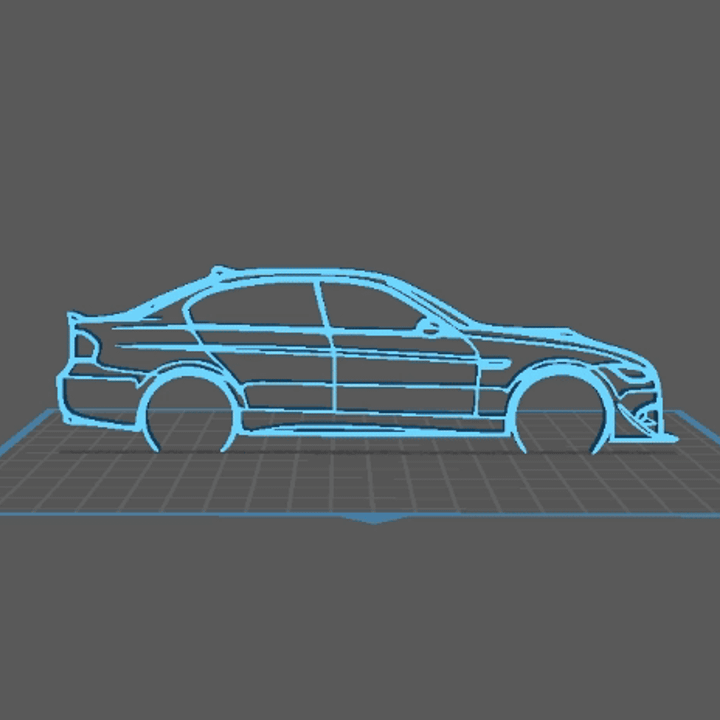 3D Printable BMW - M3 E90 by Paul Wust
