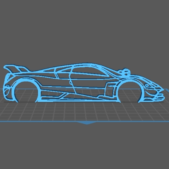 3D Printable Pagani - Huayra BC by Paul Wust