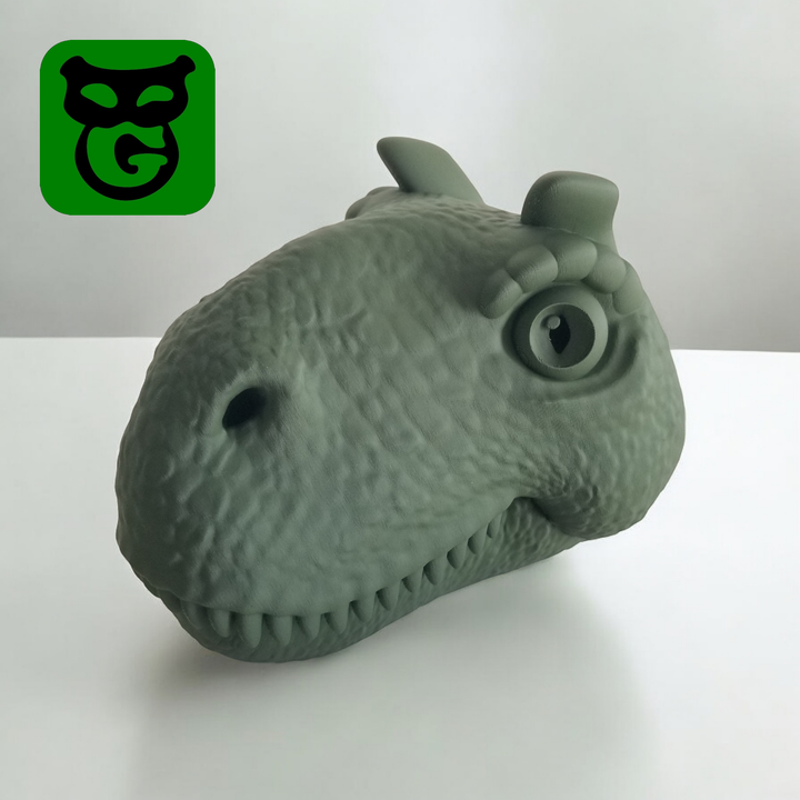 3D Printable Carnotaurus Hand Puppet (multicolor 3mf included) by Boby ...