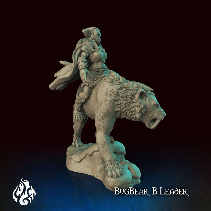 3D Printable Bugbear Captain by Crippled God Foundry