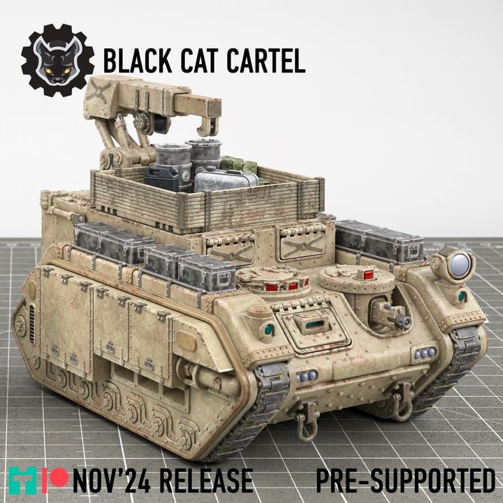 3D Printable Type-20-D1 Multirole Support Vehicle (Type-20 Series) by ...