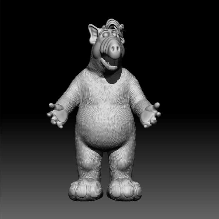 3D Printable Alf by Lionel Rigollet