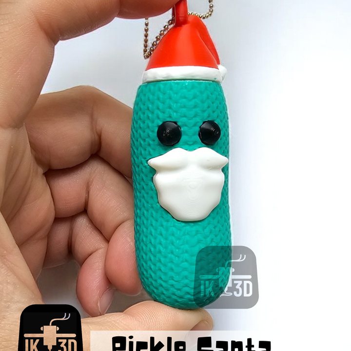 3D Printable Knitted Pickle Ornaments Bundle / Multiparts / No Supports ...