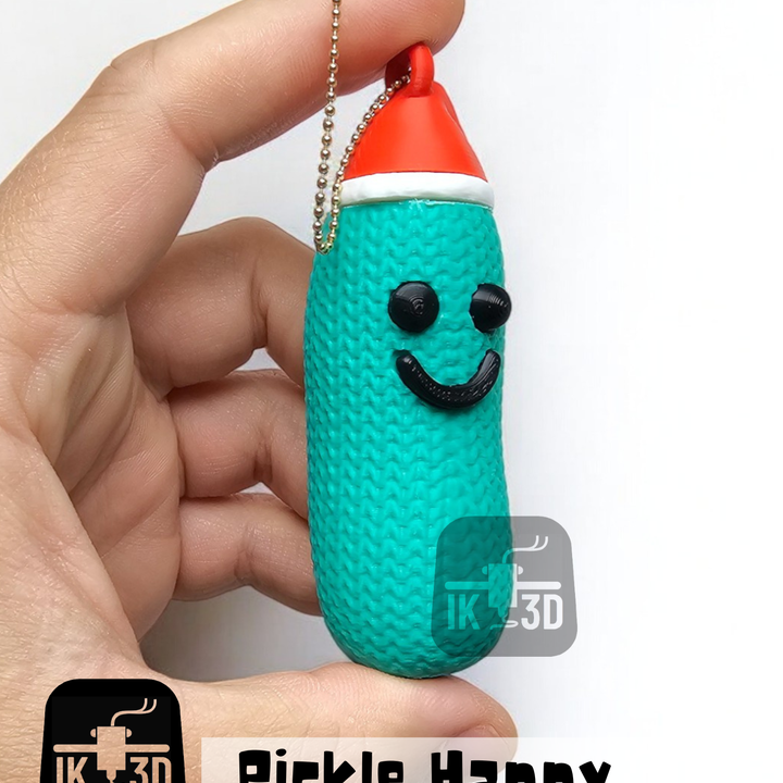 3D Printable Knitted Pickle Ornaments Bundle / Multiparts / No Supports ...