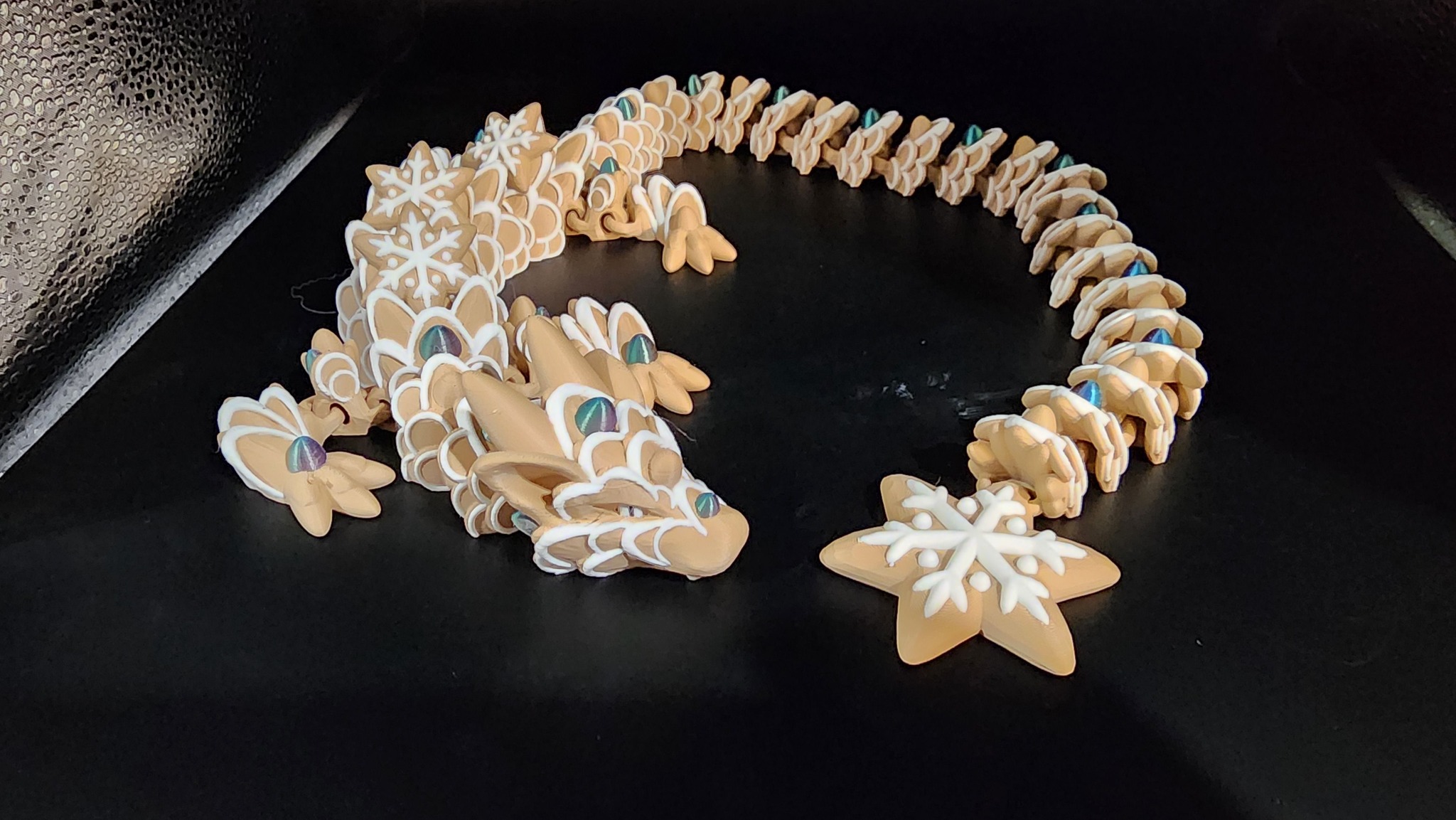 3D Printable Gingerbread Dragon by Cinderwing3D