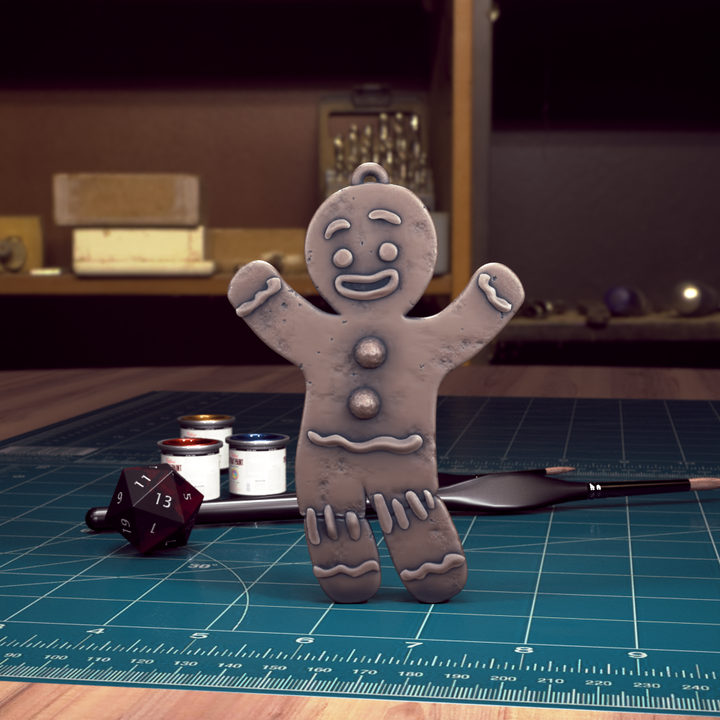 3D Printable Gingerbread Decoration [Pre-Supported] by TytanTroll ...