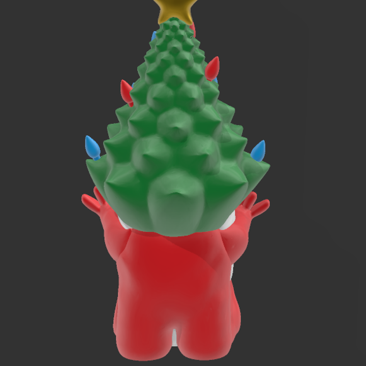 3D Printable Rude Christmas gnome by Aaron Shoaf