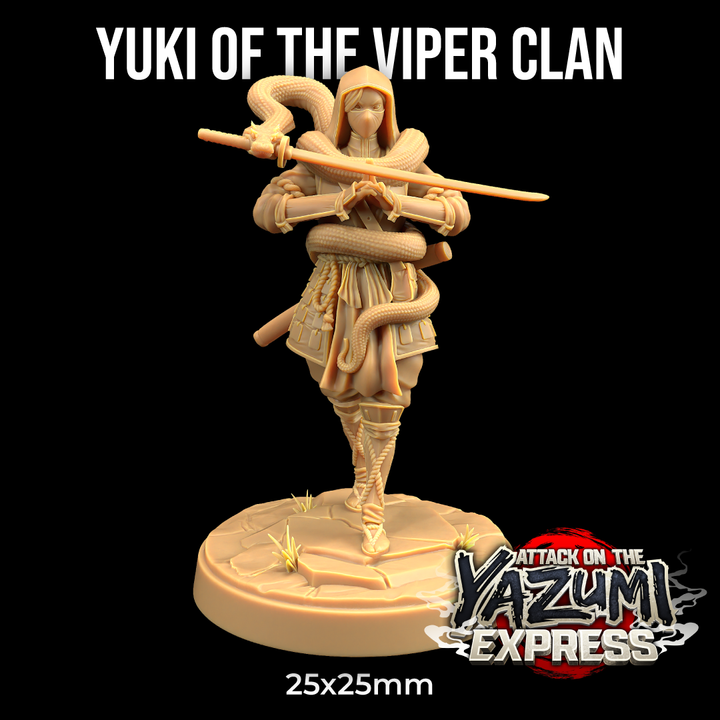 3D Printable Yuki of The Viper Clan | PRESUPPORTED | Attack on The ...