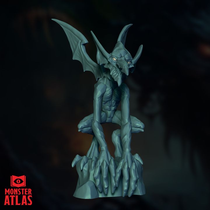 3D Printable Ice Mephit by Monster Atlas