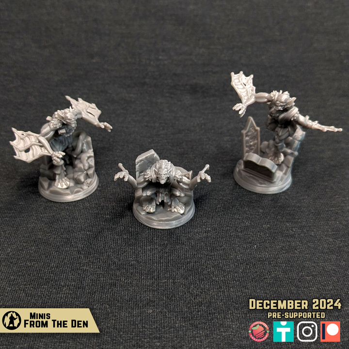 3D Printable Vampires by Minis From the Den