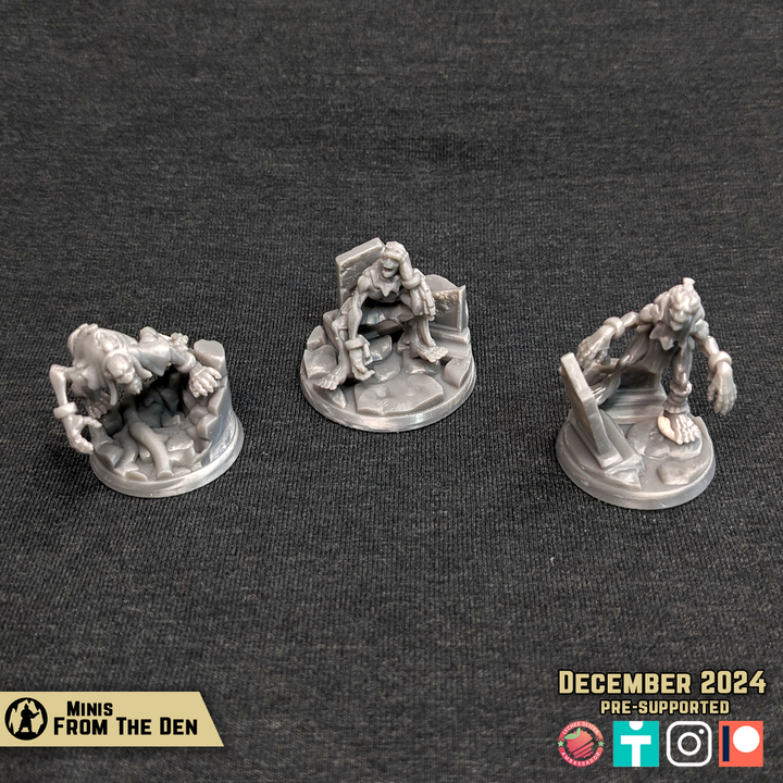 3D Printable Ghouls by Minis From the Den