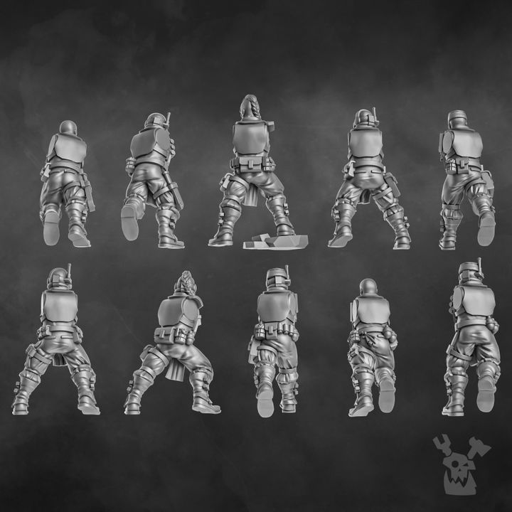 3D Printable The Ork Slayers Squad (build kit) by dakkadakka.store
