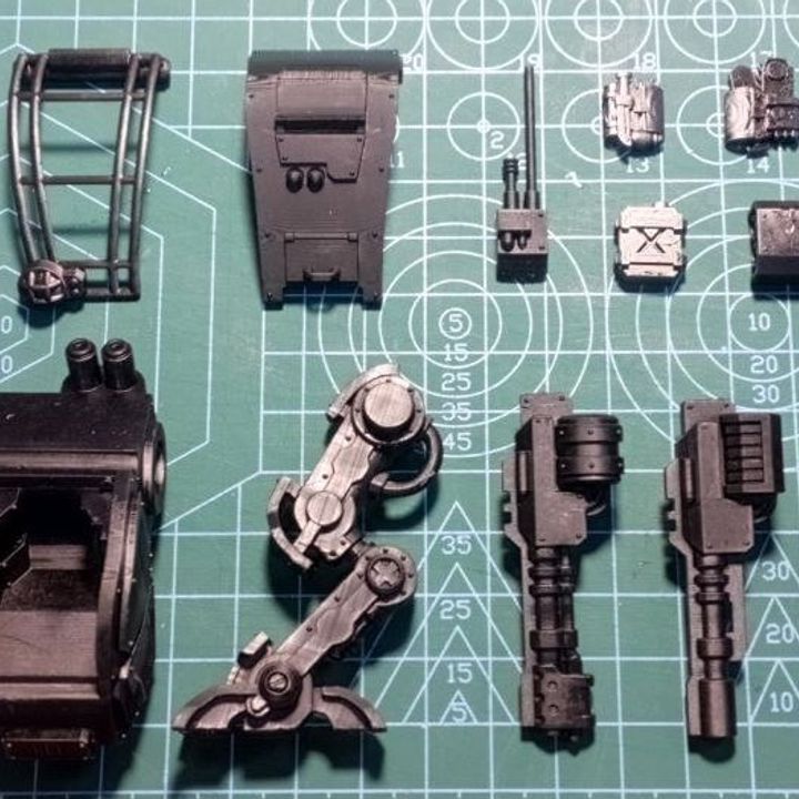 3D Printable The Ork Slayers Stomper Mech by dakkadakka.store