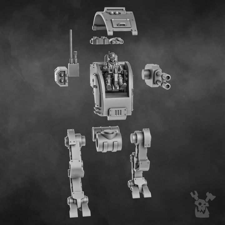 3D Printable The Ork Slayers Stomper Mech by dakkadakka.store