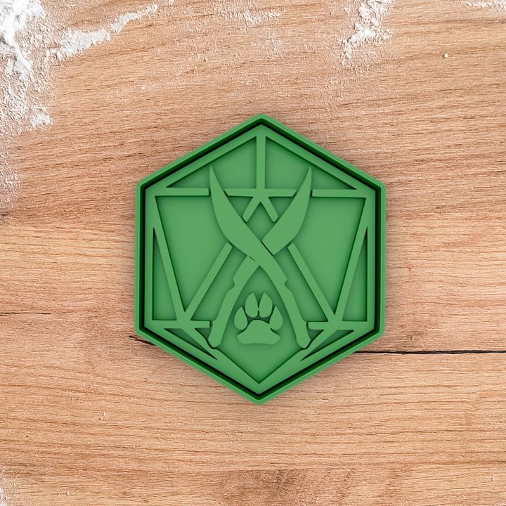 3D Printable 12 cookie cutter pack from classes of Dungeons and Dragons ...