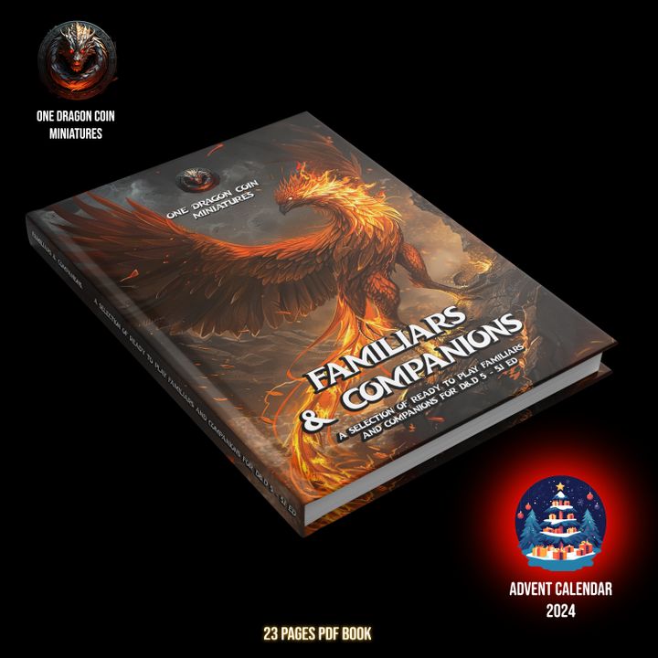 3D Printable Familiars & Companions Book PDF by Spirit of Resin Miniatures